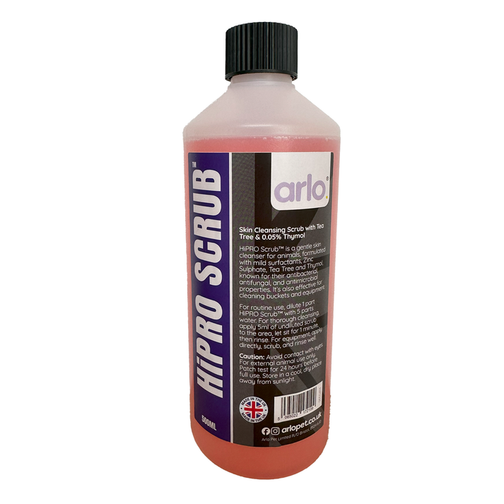 HiPRO Scrub™ - Antibacterial Skin & Wound Wash 500ml – arlo®